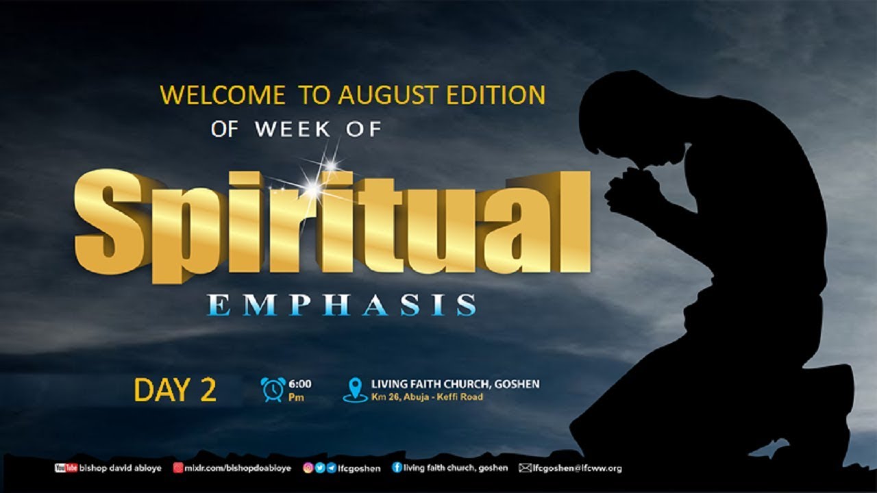 WEEK OF SPIRITUAL EMPHASIS - DAY 3 (7/8/2020) - YouTube