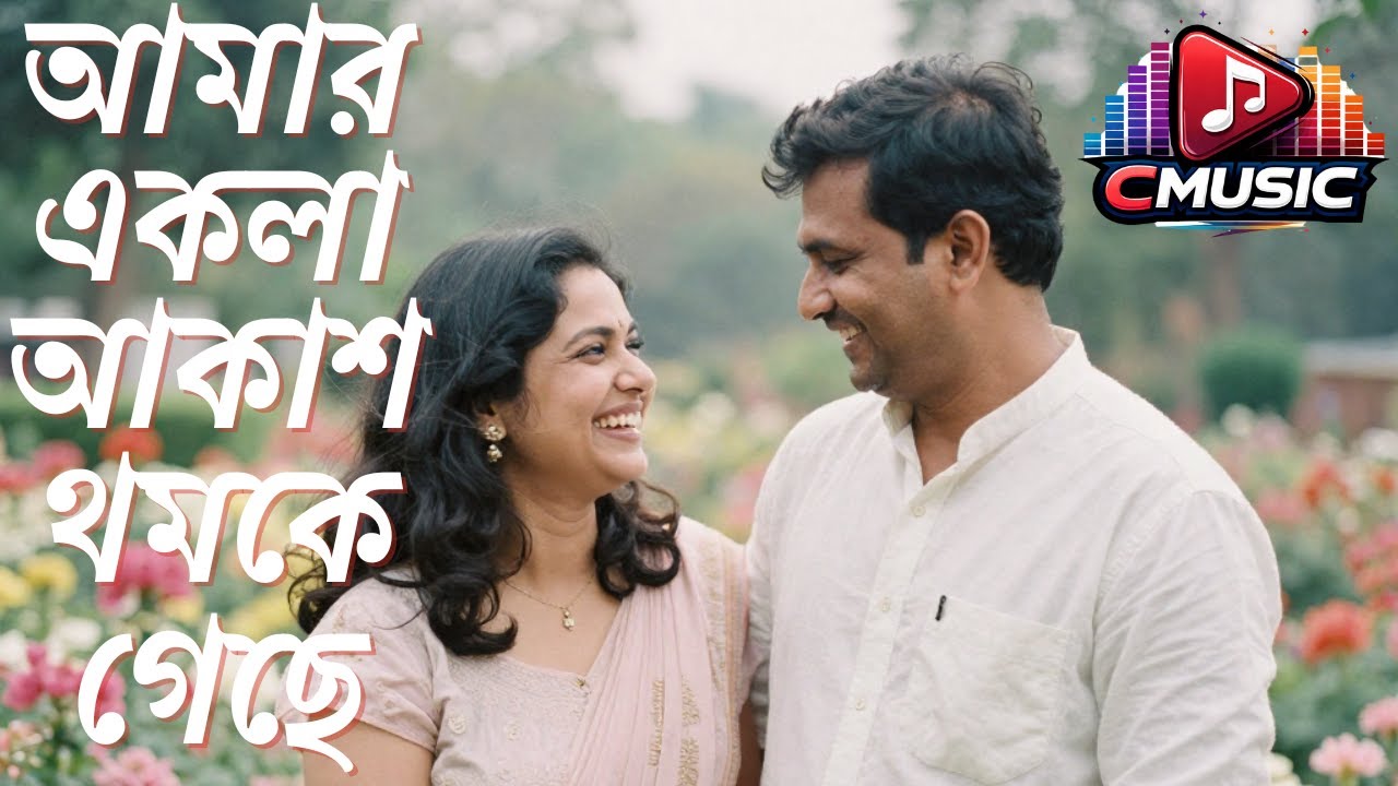 Amar Akla Akash Thomke Geche Rater Srote Veshe | আমার একলা আকাশ,থমকে ...