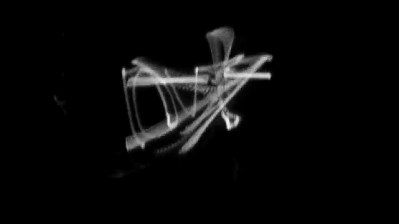 Scanimate style vector rescanning logo test - YouTube