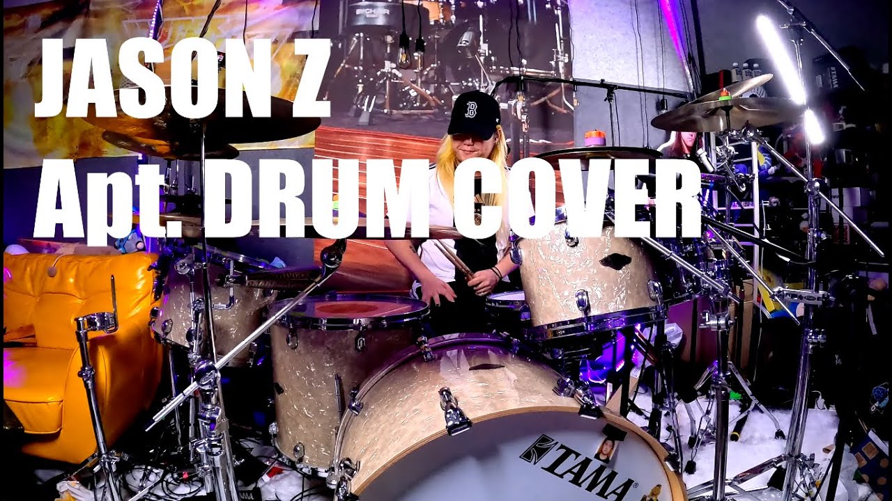 APT. - ROSÉ & Bruno Mars - Jason Z Drum Cover - YouTube