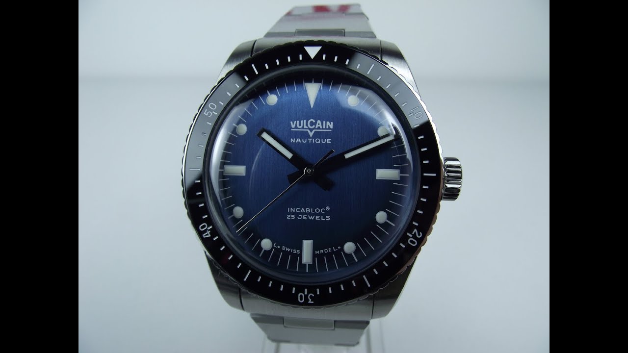 Vulcain Skindiver Nautique 4K Watch Review - YouTube