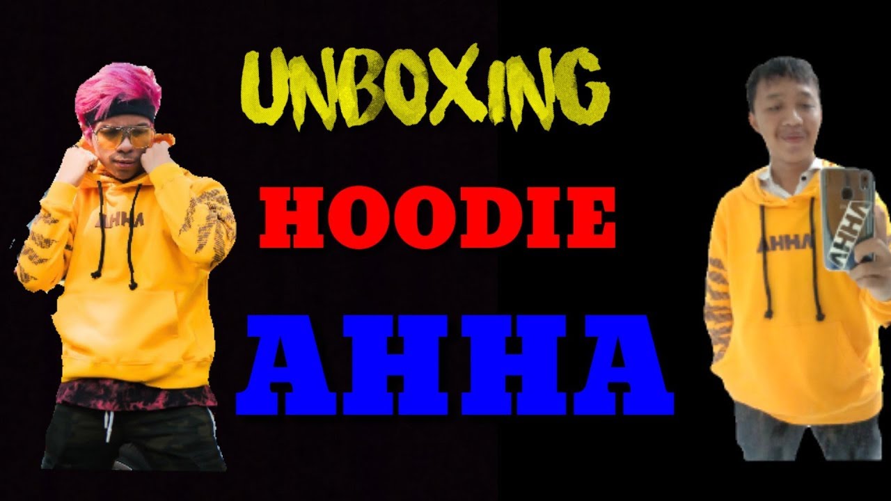 UNBOXING - HOODIE AHHA BATIK CLAW YELLOW - YouTube