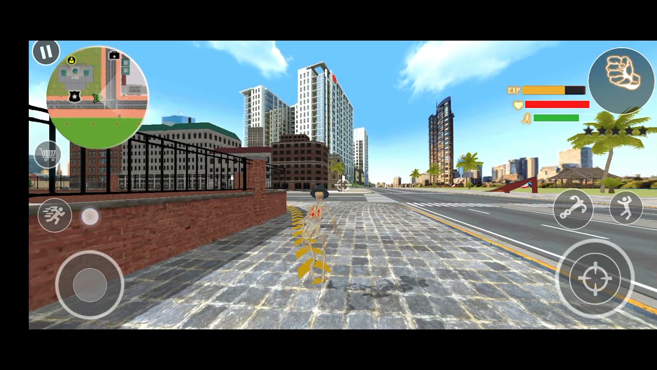 GTA Skeleton mode - YouTube