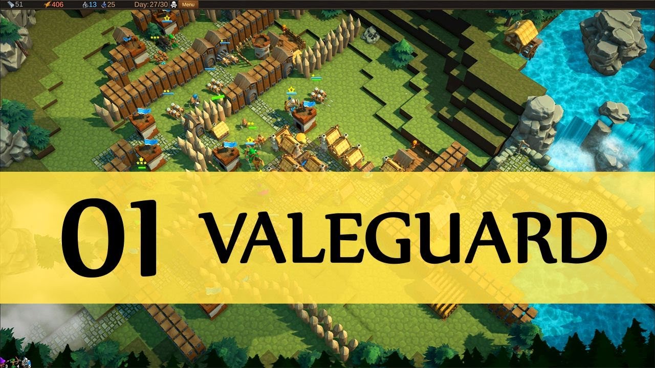 ValeGuard Gameplay PC Let's Play Part 1 (DEFENSIVE STRATEGY) - YouTube