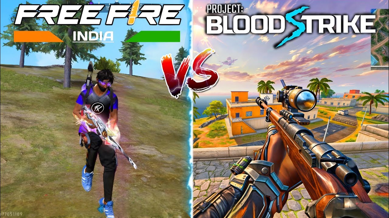 Free Fire vs BloodStrike - Weapons Comparison 😳 - YouTube