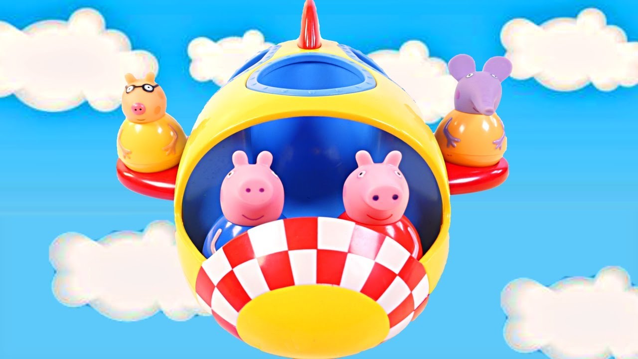 Mejores Videos Para Niños - Peppa Pig Weebles Plane Fun Videos For Kids ...