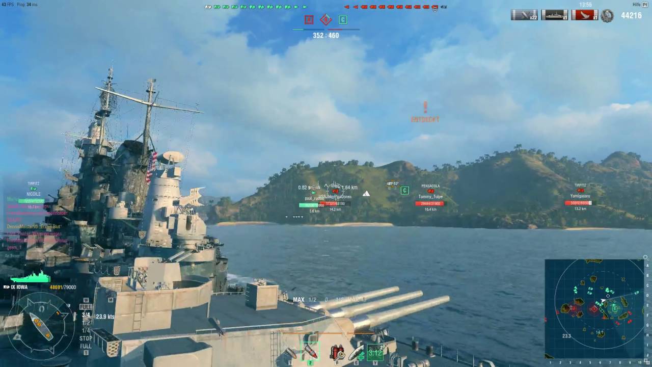 WoWs Iowa - YouTube