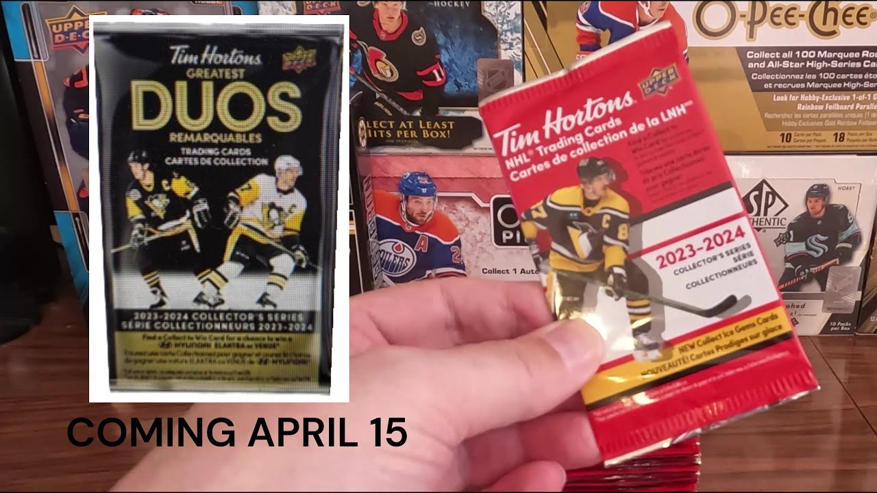 2024 Tim Hortons Upper Deck NHL Trading Cards Hockey Cards Pack Opening ...