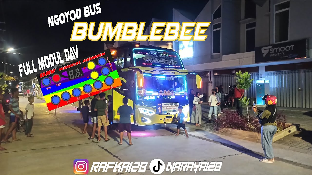 NGOYOD BUS PECEL BALAP `BUMBLEBEE' FULL BASURI MODUL DAV TERBARU - YouTube