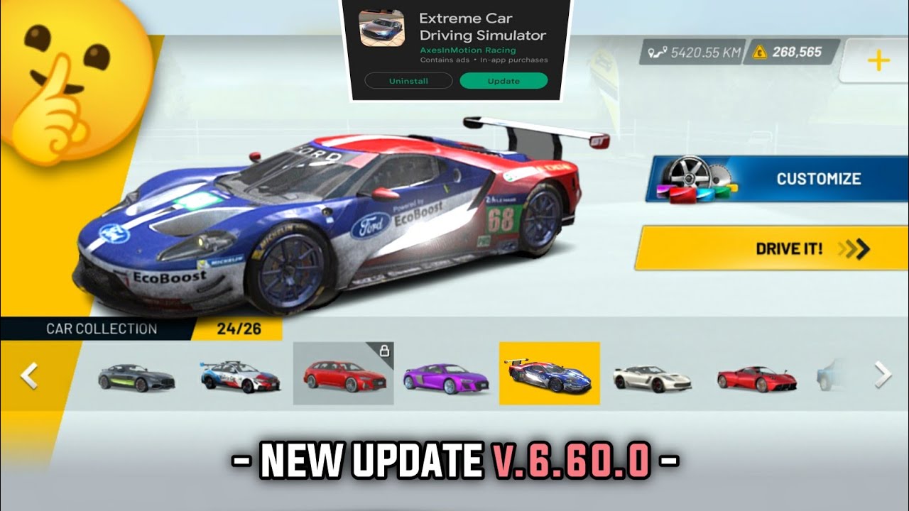 🔥New Ford GT - Extreme Car Driving Simulator 🤤💥 - YouTube