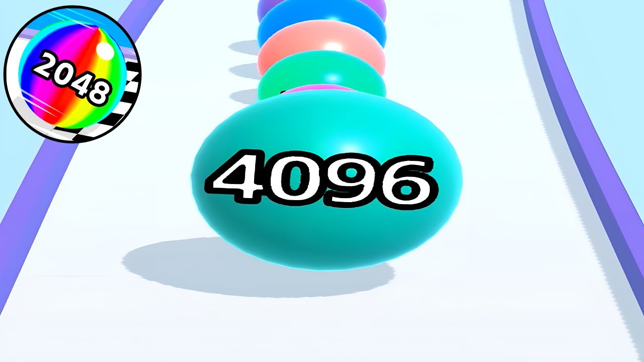 Ball Run 2048 😍 ️😍 Full Levels Gameplay Android, iOS ALL LEVELS - YouTube