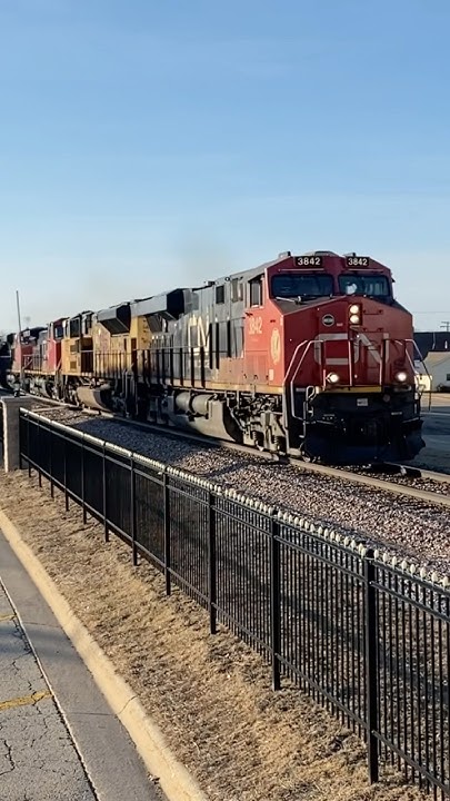 Awesome lash up on CN manifest! #canadiannational #shorts #train #trainshorts #railfan #railway ...