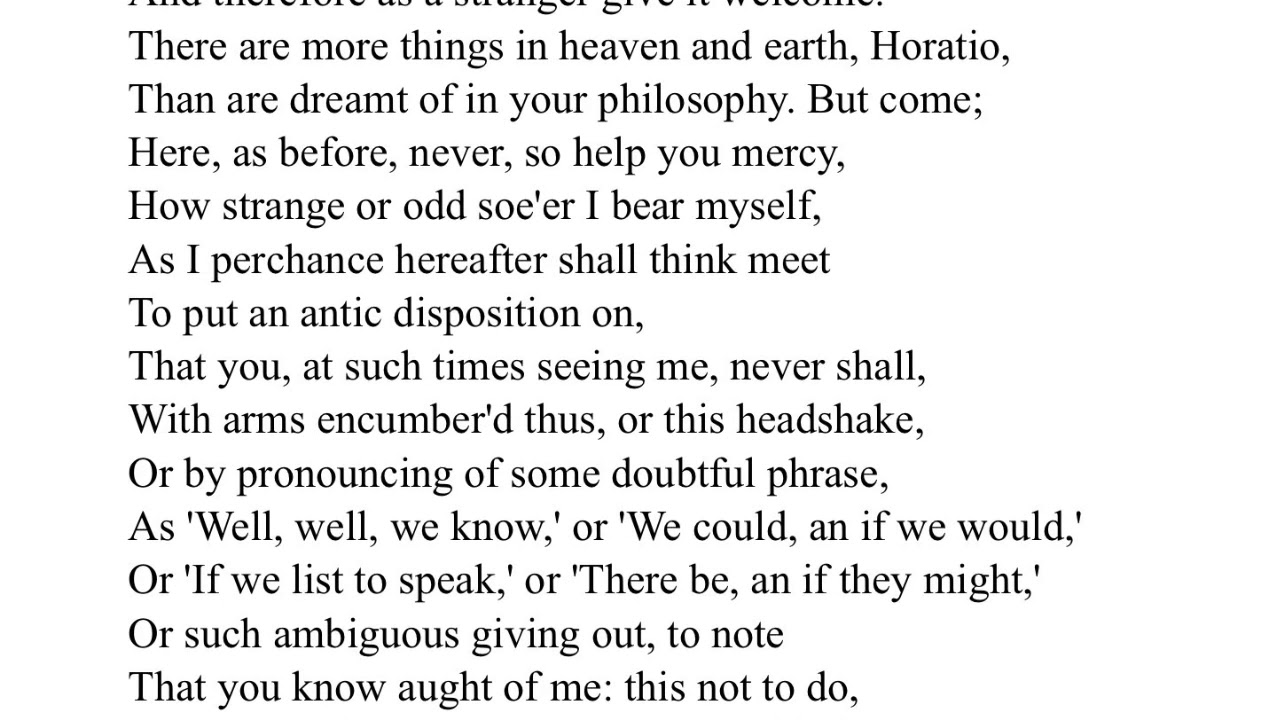Hamlet ‘There Are More Things In Heaven And Earth’ by William ...