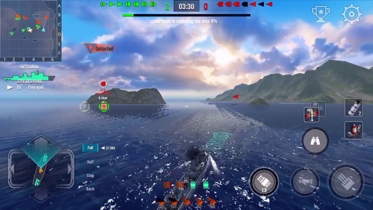 Warship Hunter T4 Destroyer tryout - YouTube