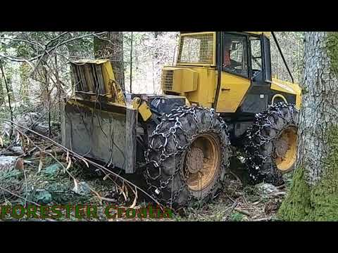 Skidder Ecotrac 120V - YouTube