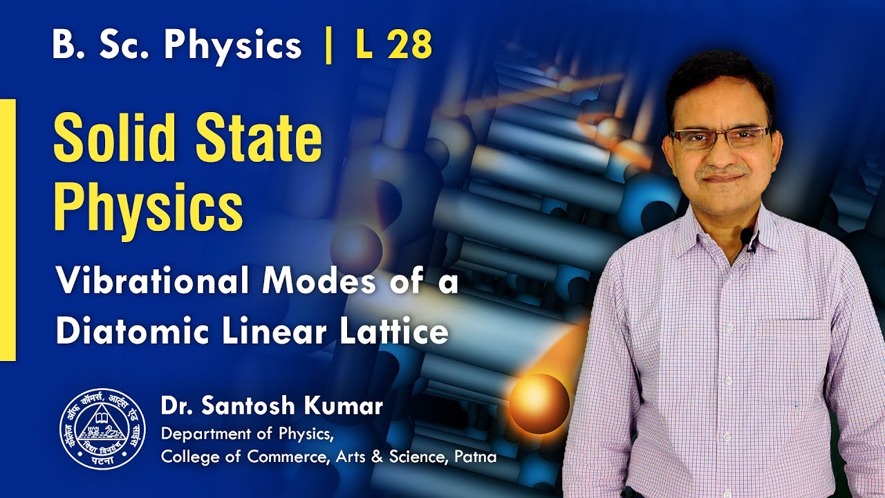 28. Vibrational Modes of a Diatomic Linear Lattice | Solid State ...