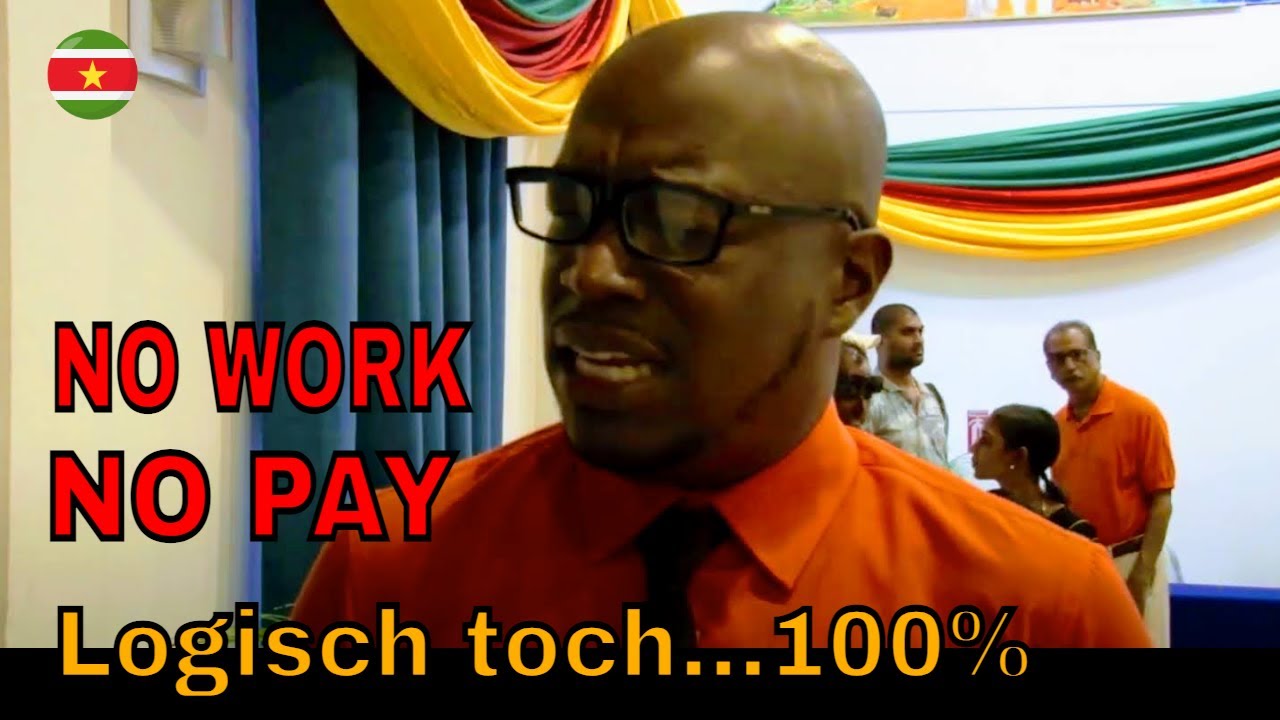 no work, no pay - YouTube