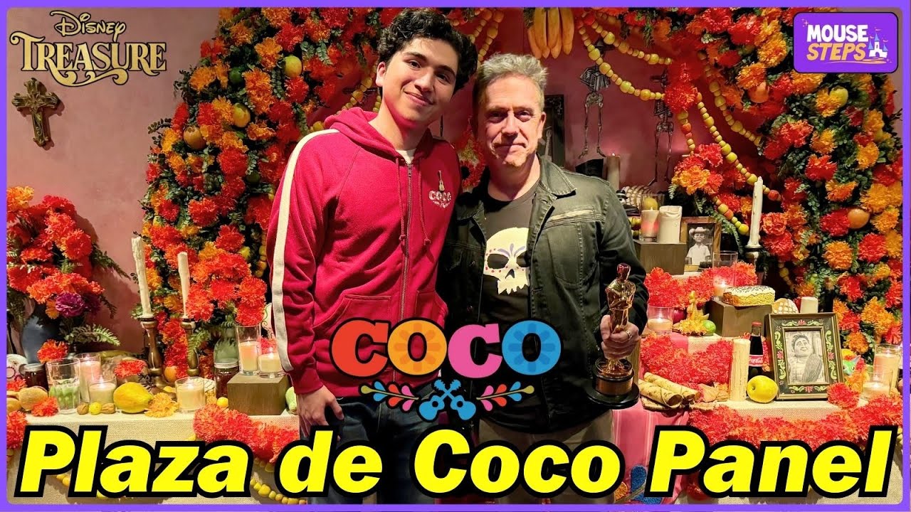 Plaza de Coco Panel w/Director Lee Unkrich, Anthony Gonzalez ('Coco ...