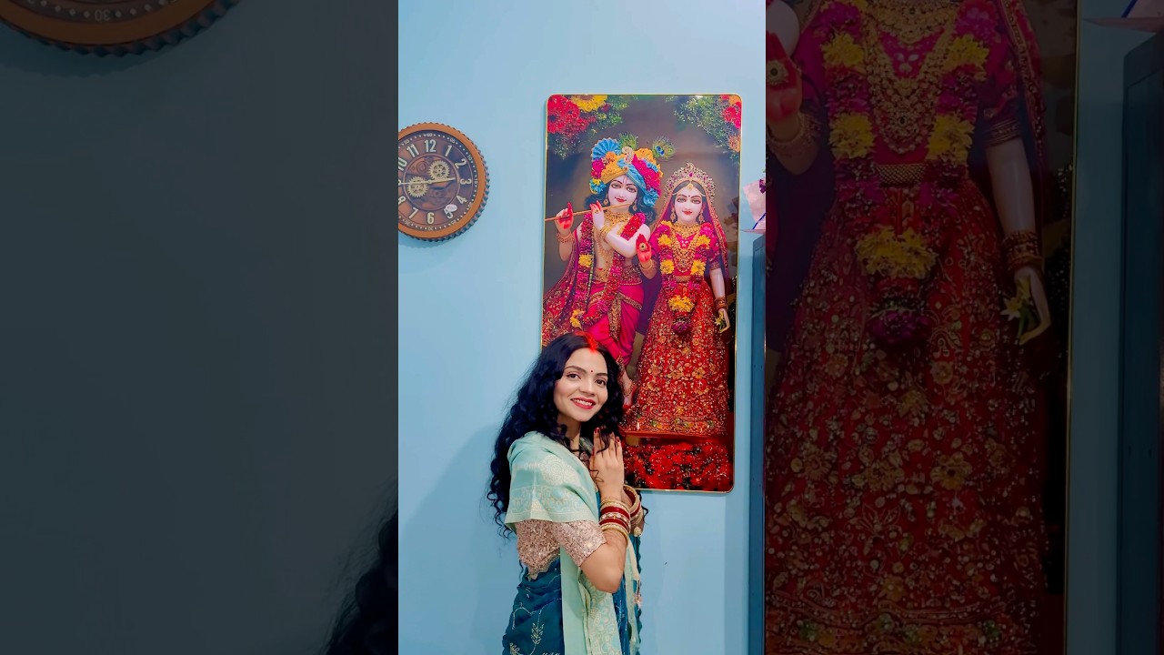 Radha Gori Gori 🥰 ️ #song #music #love #tseries #vk #varsha #krishna # ...