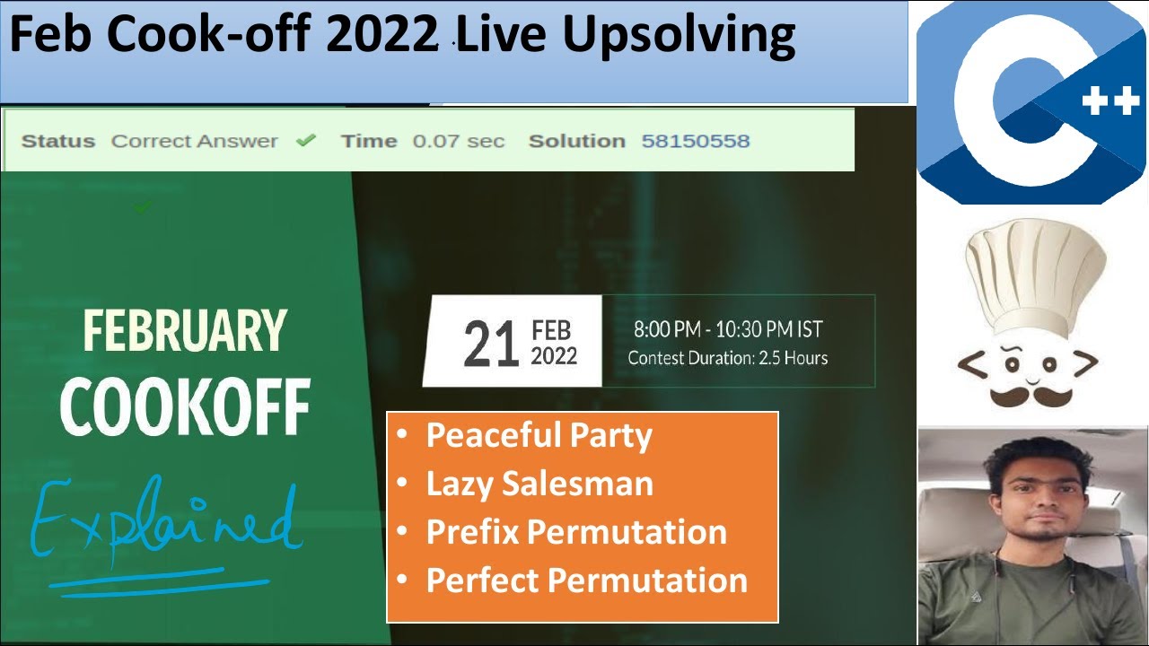 CodeChef February Cook-Off 2022 Division 3 Detailed Explanation || CodePlayJatin - YouTube