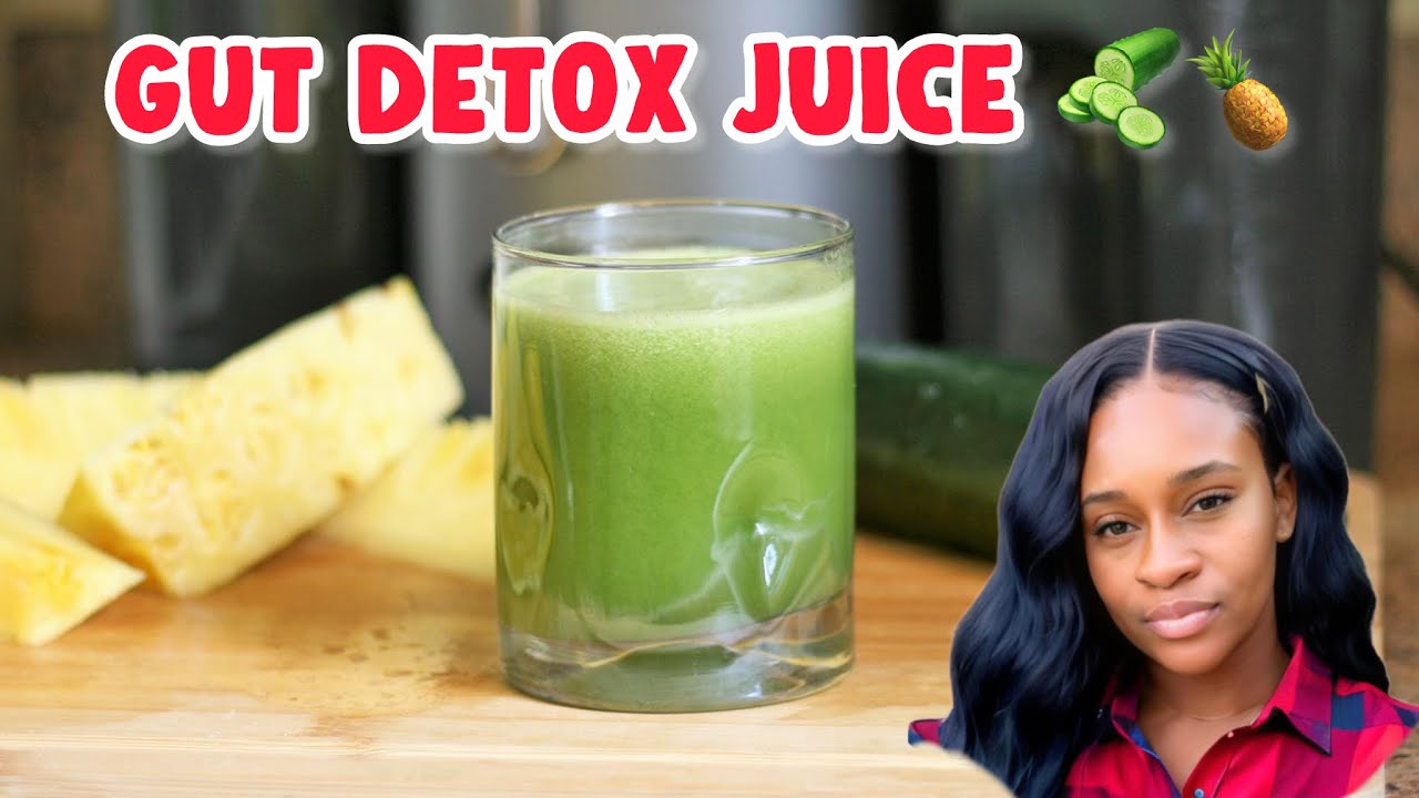 8 BENEFITS OF THE GUT BUSTER (DETOX) JUICE 🥒🍍 #detoxdrink #weightloss # ...