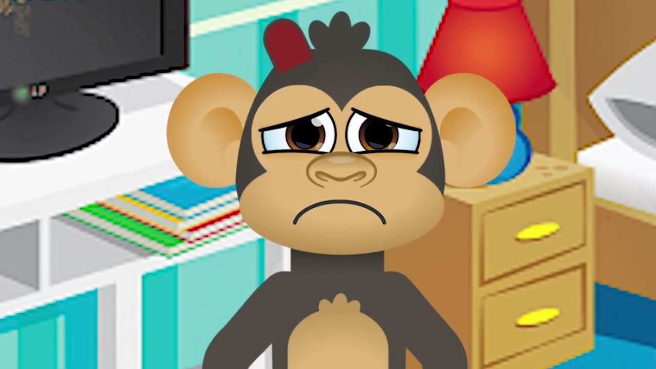 Beş Küçük Maymun Yatakta Zıplıyor | Seviyorsan Alkışla | Domates Adam ...