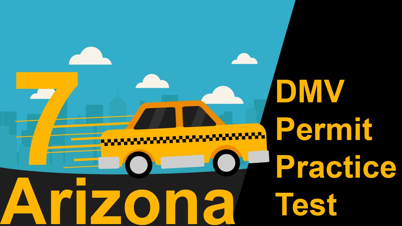 Arizona DMV Permit Practice Test 7 - 2018 - YouTube