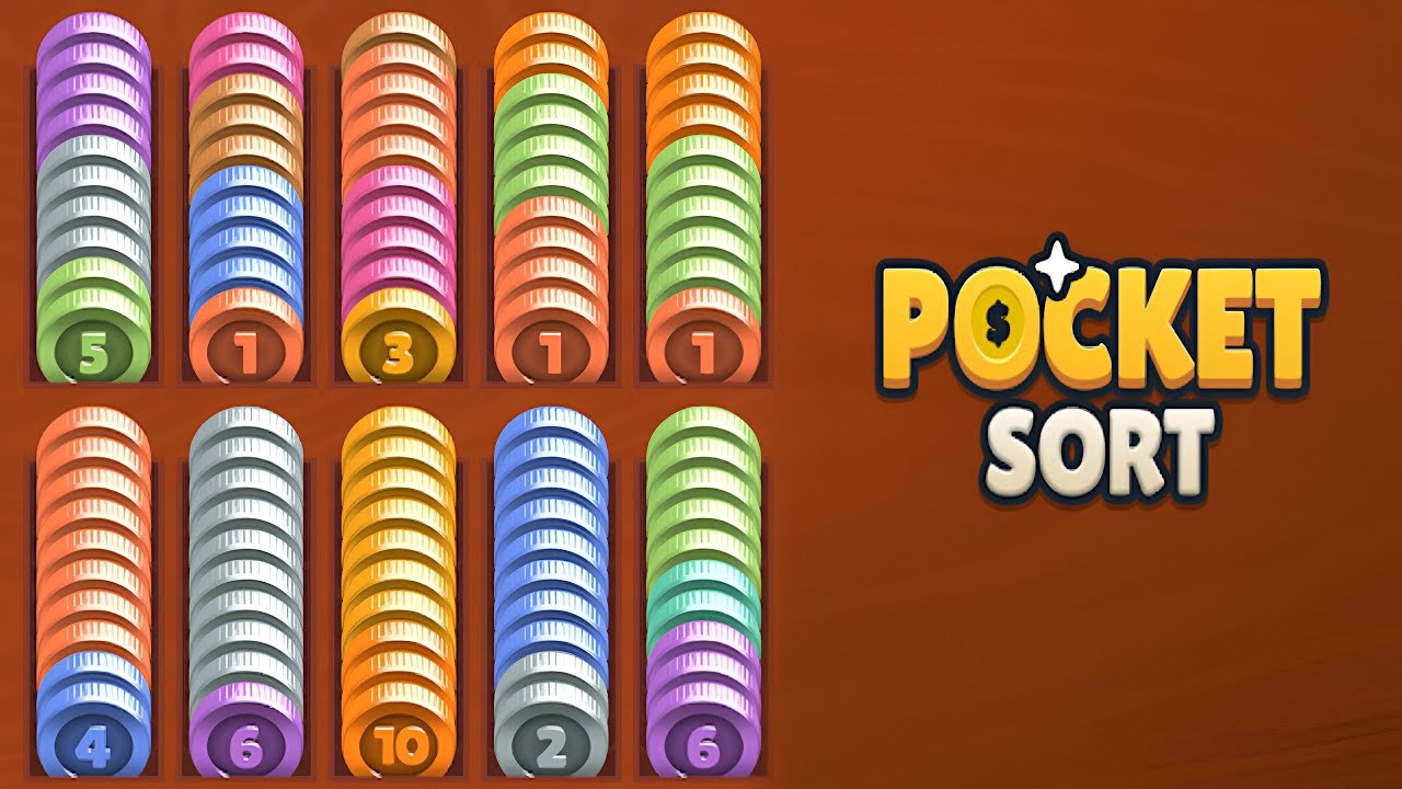 Pocket Sort: Coin Merge Puzzle (by Luckyforge) IOS Gameplay Video (HD ...