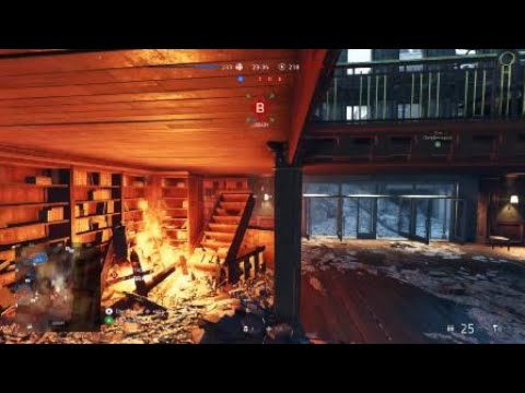 BFV shortcut to the 2nd level of the library on map Devastation - YouTube