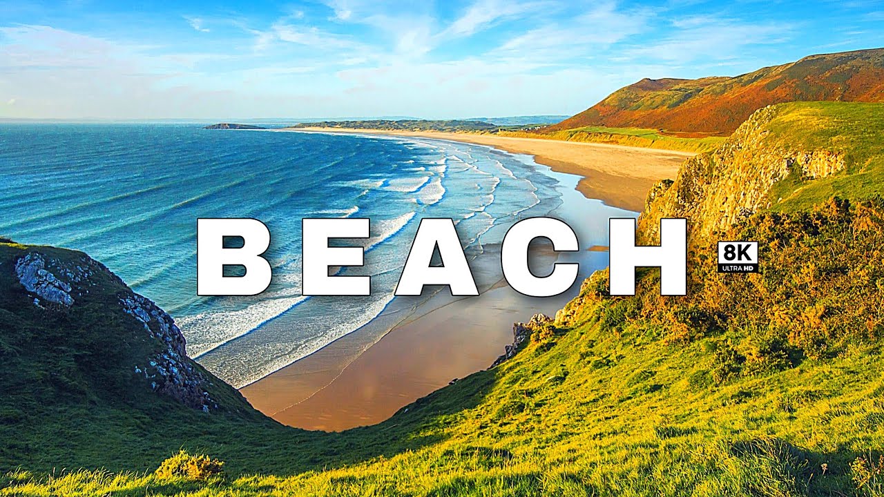 BEACHES OF THE OCEANS AND SEA 8k ULTRA HDR 60(FPS) - YouTube