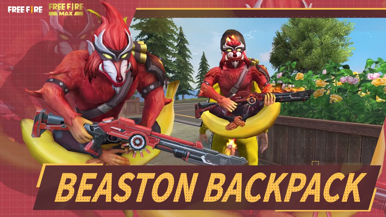 New Red Tier Beaston Backpack FF Swagger Squad eSport - YouTube