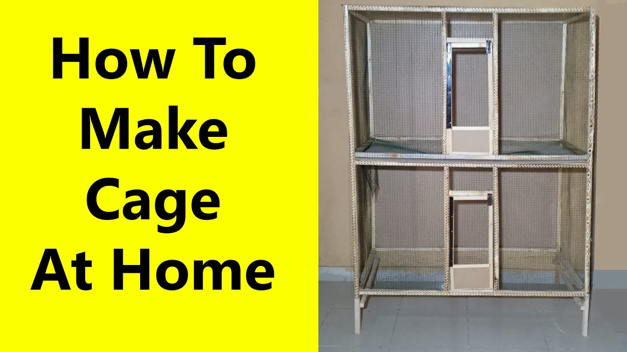 Cage making for birds with wood - diy projects - YouTube
