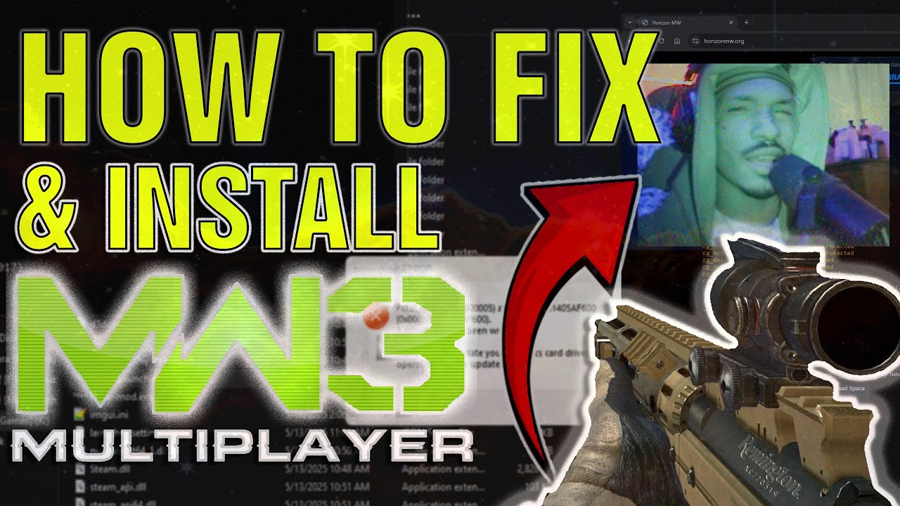 How to Install MW3 REMASTERED *EASY + FIX Server Browser / Look Up ...