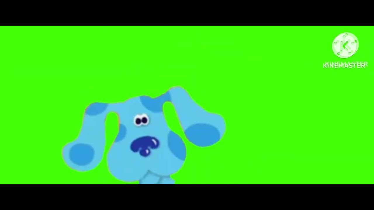 Blue putting a Pawprint on the Screen (Draw along with Baby Bop ...