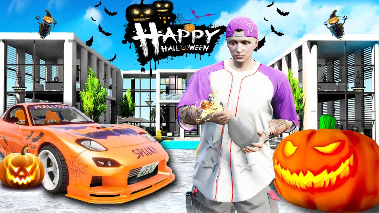 AMASICO sarbatoreste HALLOWEEN in GTA 5! - YouTube