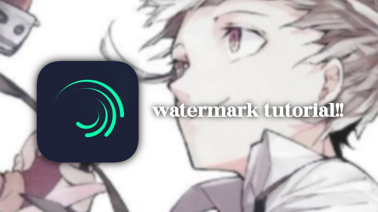 Watermark Tutorial!! (Alight Motion) - YouTube