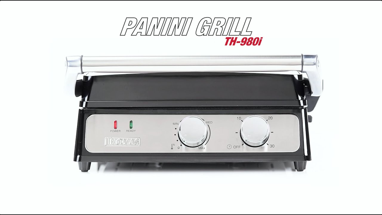 ¡Cocina como un chef! Con nuestra Panini Grill TH 980i - YouTube