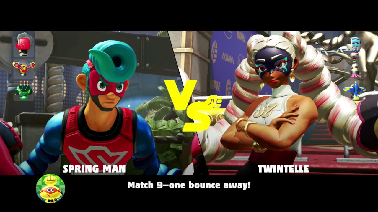 Let's Play ARMS - Spring Man Campaign - YouTube