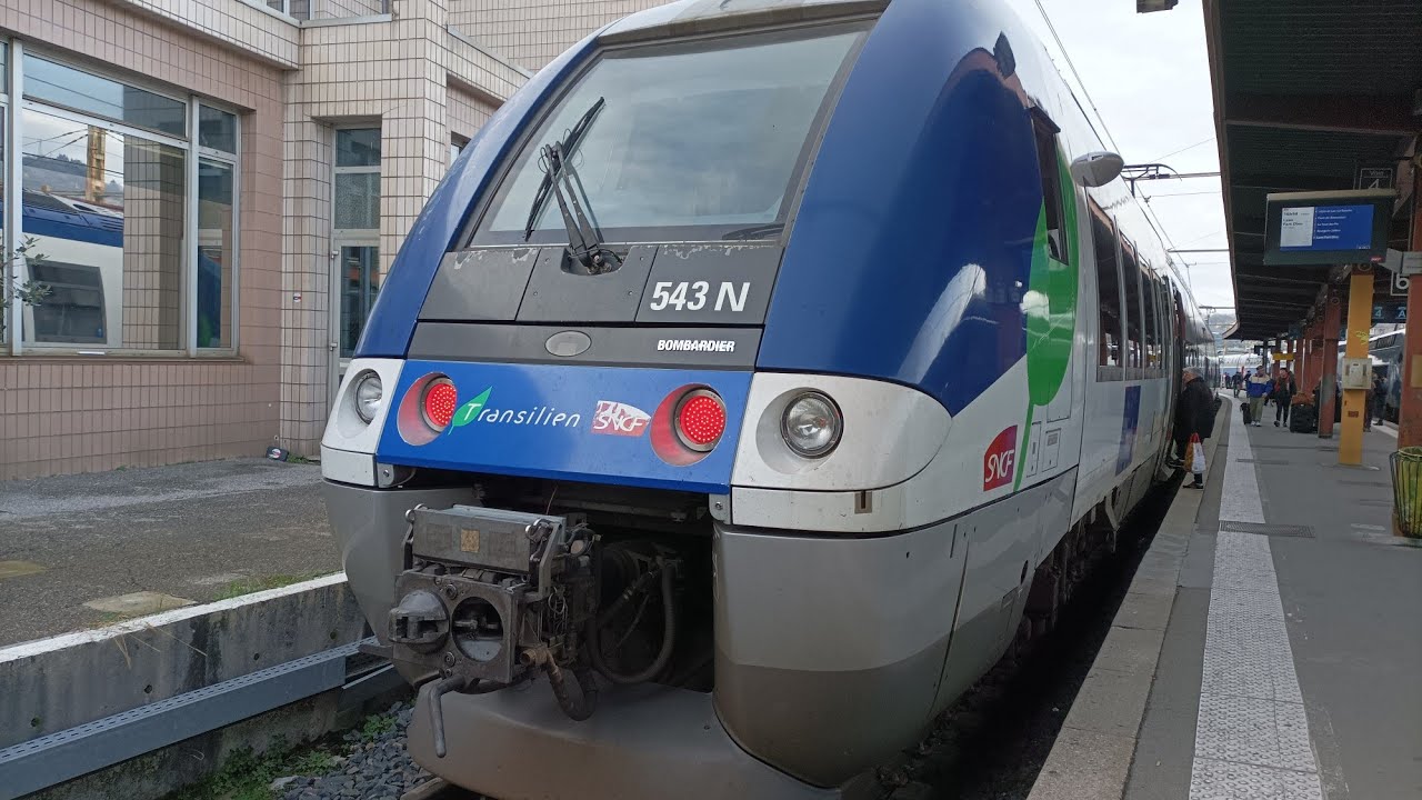 AGC transilien pour Part Dieu !!! - YouTube