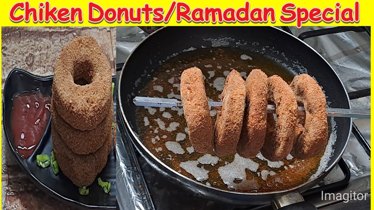 Chiken Donuts Recipe/Make and freeze for Ramadan/Easy Chiken nuggets ...