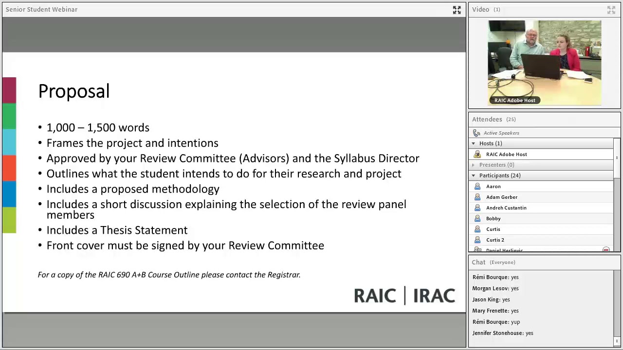 RAIC Syllabus 2018 Senior Student Webinar - YouTube
