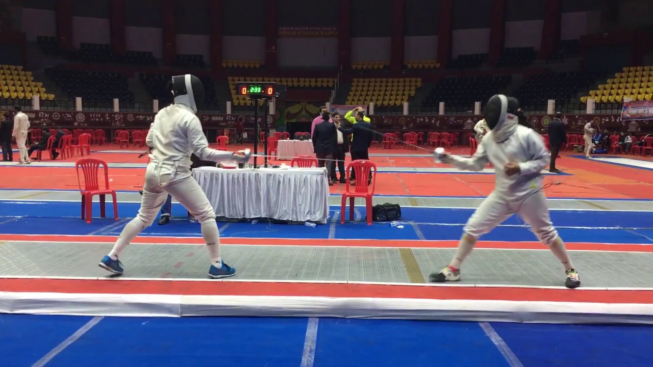 Women's Individual Epee Gold Medal Match Round 1 | Fencing | Raipur ...
