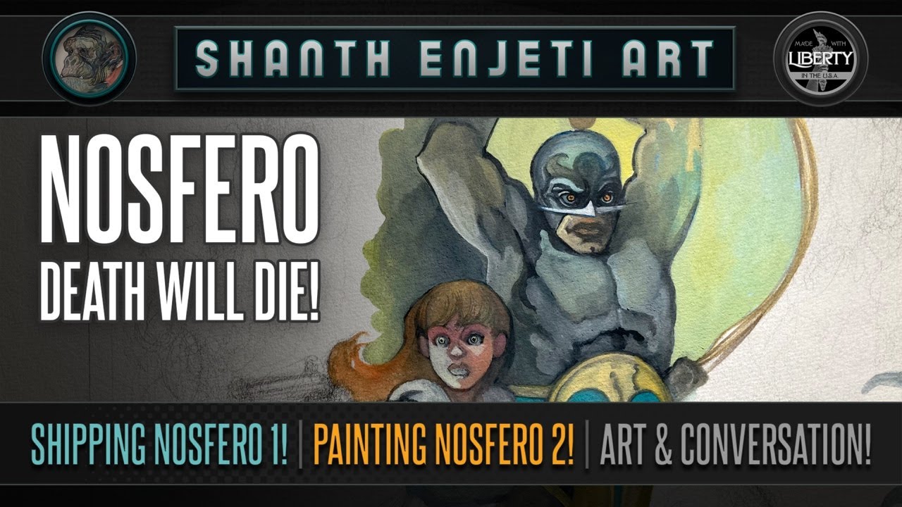 🔴🎙️LIVE! Painting & Chat! SHANTH ENJETI ART! - YouTube