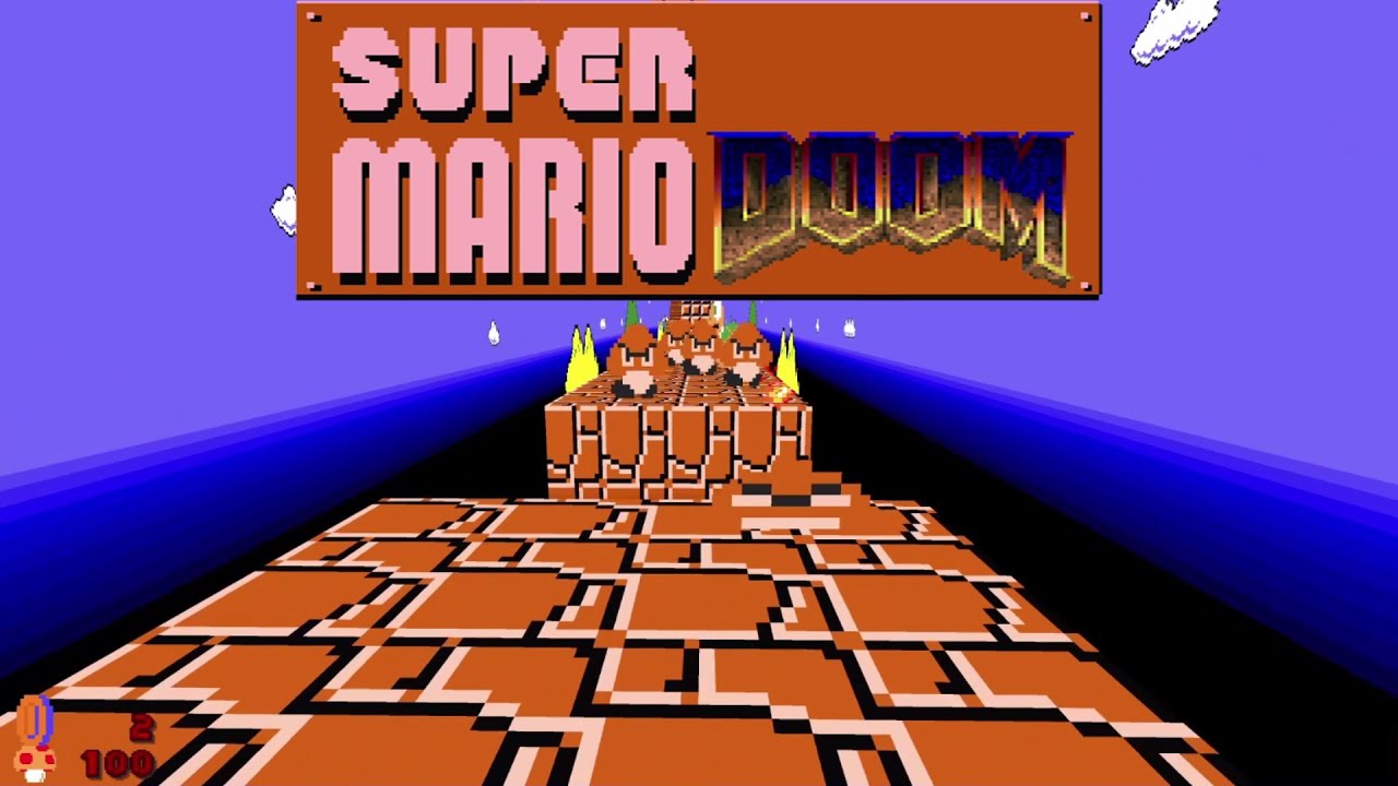 Super Mario Doom Mod - YouTube