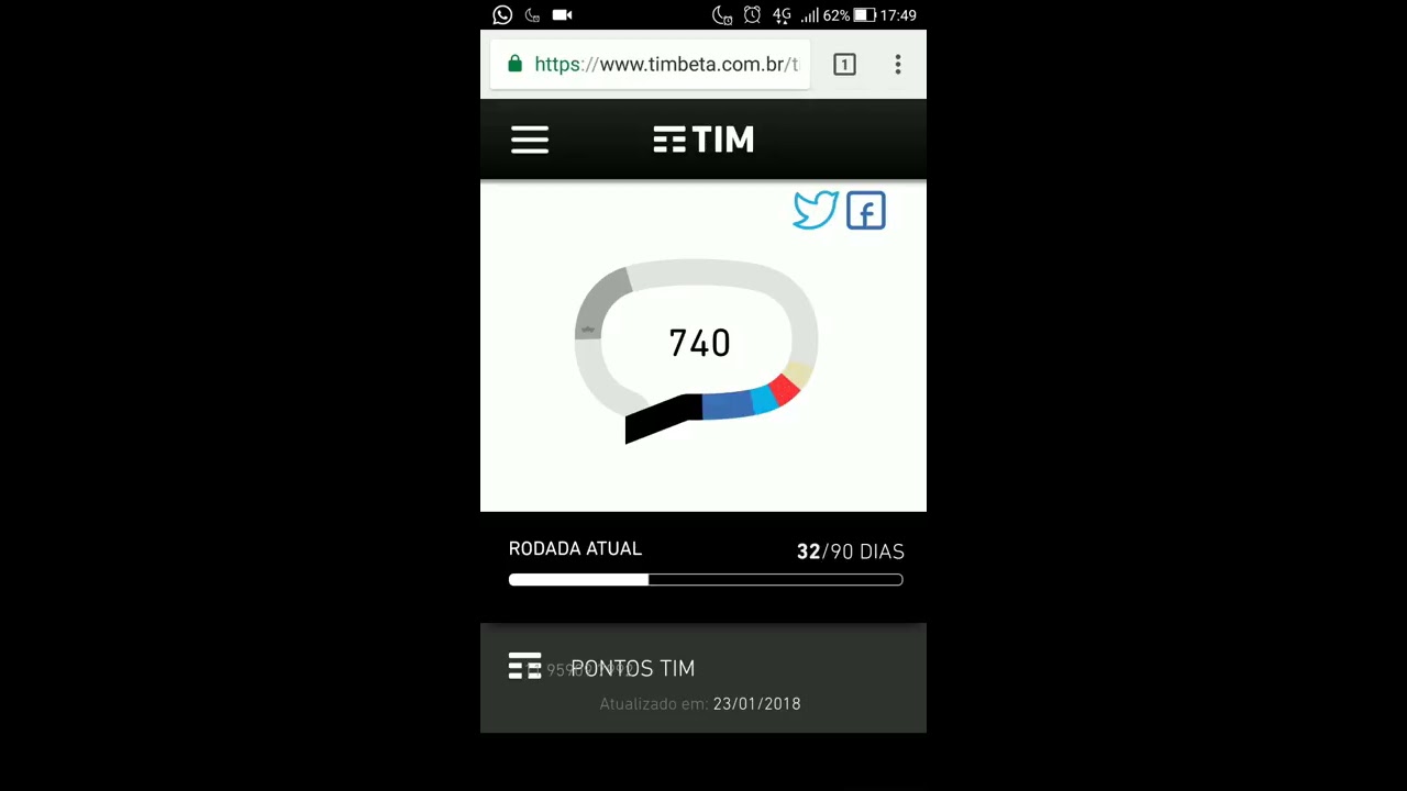 Como Atualizar os pontos do TIM BETA - YouTube