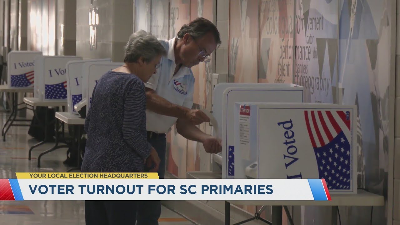 Voter turnout for SC primary - YouTube