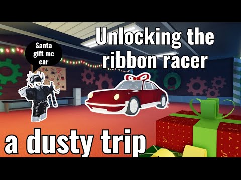 Roblox a dusty trip unlocking the ribbon racer - YouTube