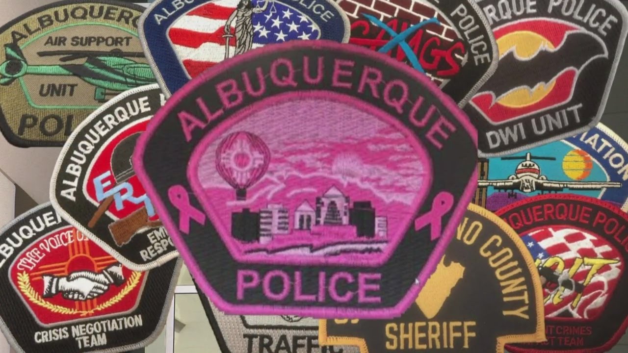 Longtime APD employee designs patch for breast cancer awareness - YouTube