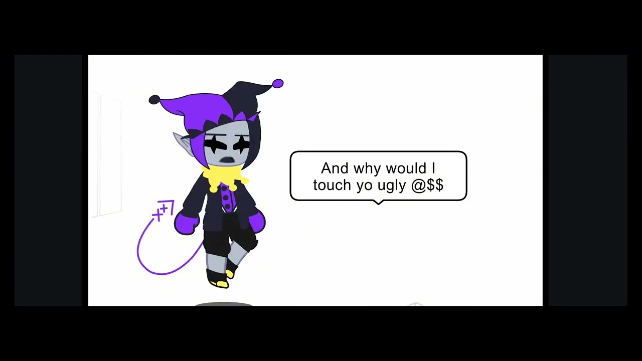 Jevil reaction to fan girls - YouTube