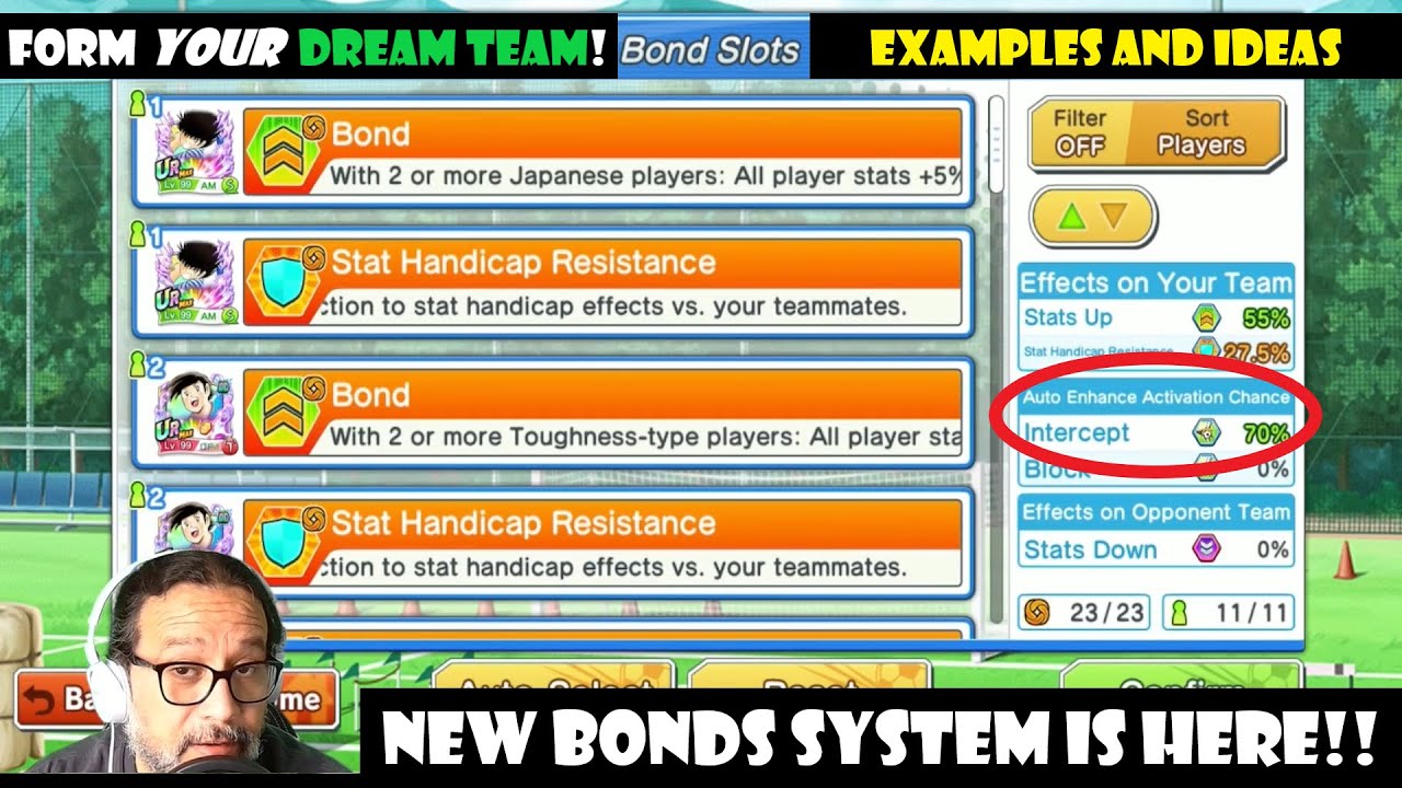 New Bonds System is Here! Explanation, Examples and Ideas! Form YOUR DREAM TEAM! Captain Tsubasa ...